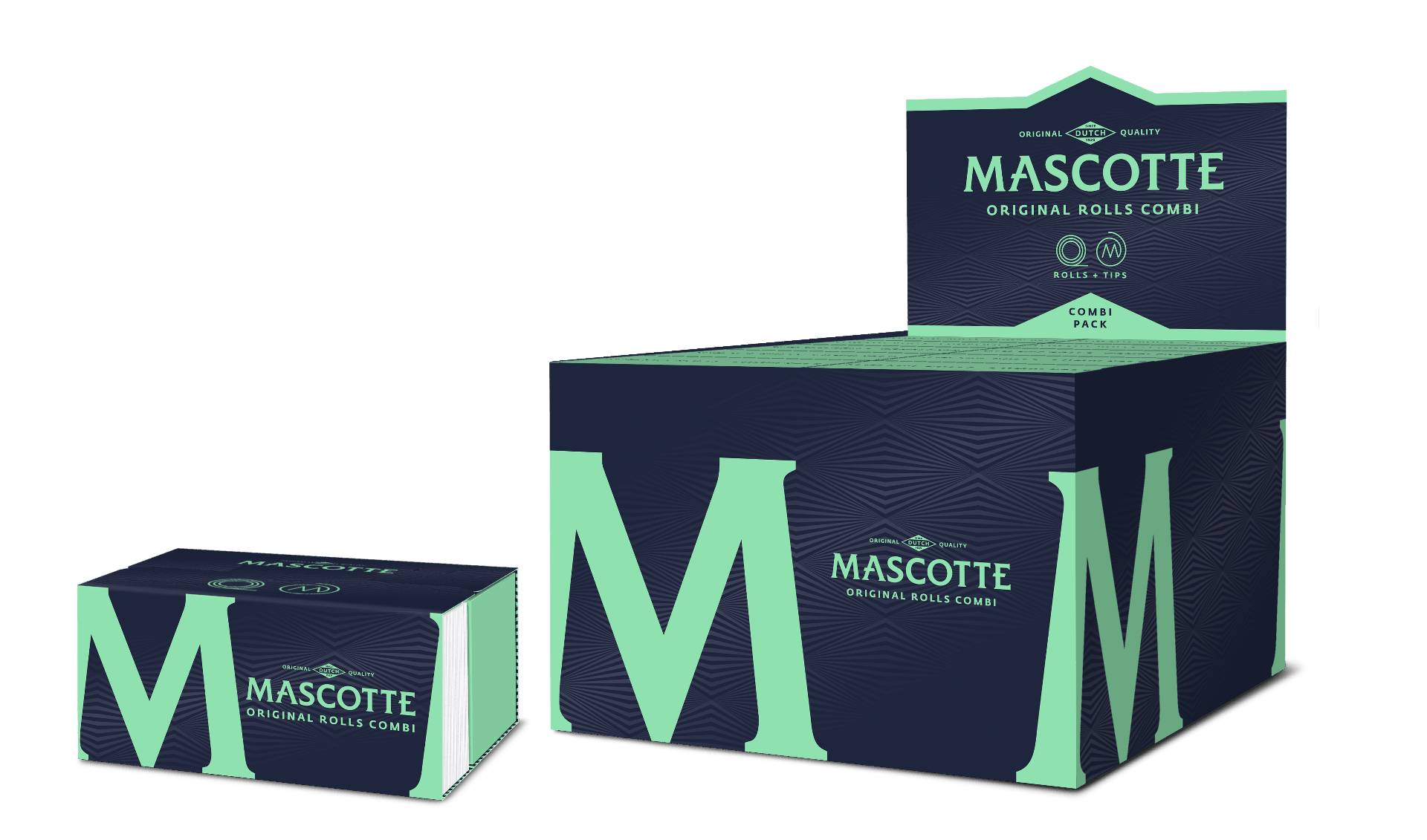 Mascotte Original Roll Combi + Tips: 5m rolling paper with tips